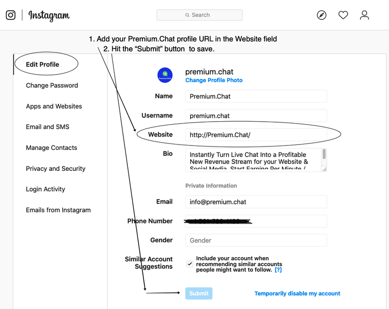 How to add your Premium.chat profile link to your Youtube Channel ...